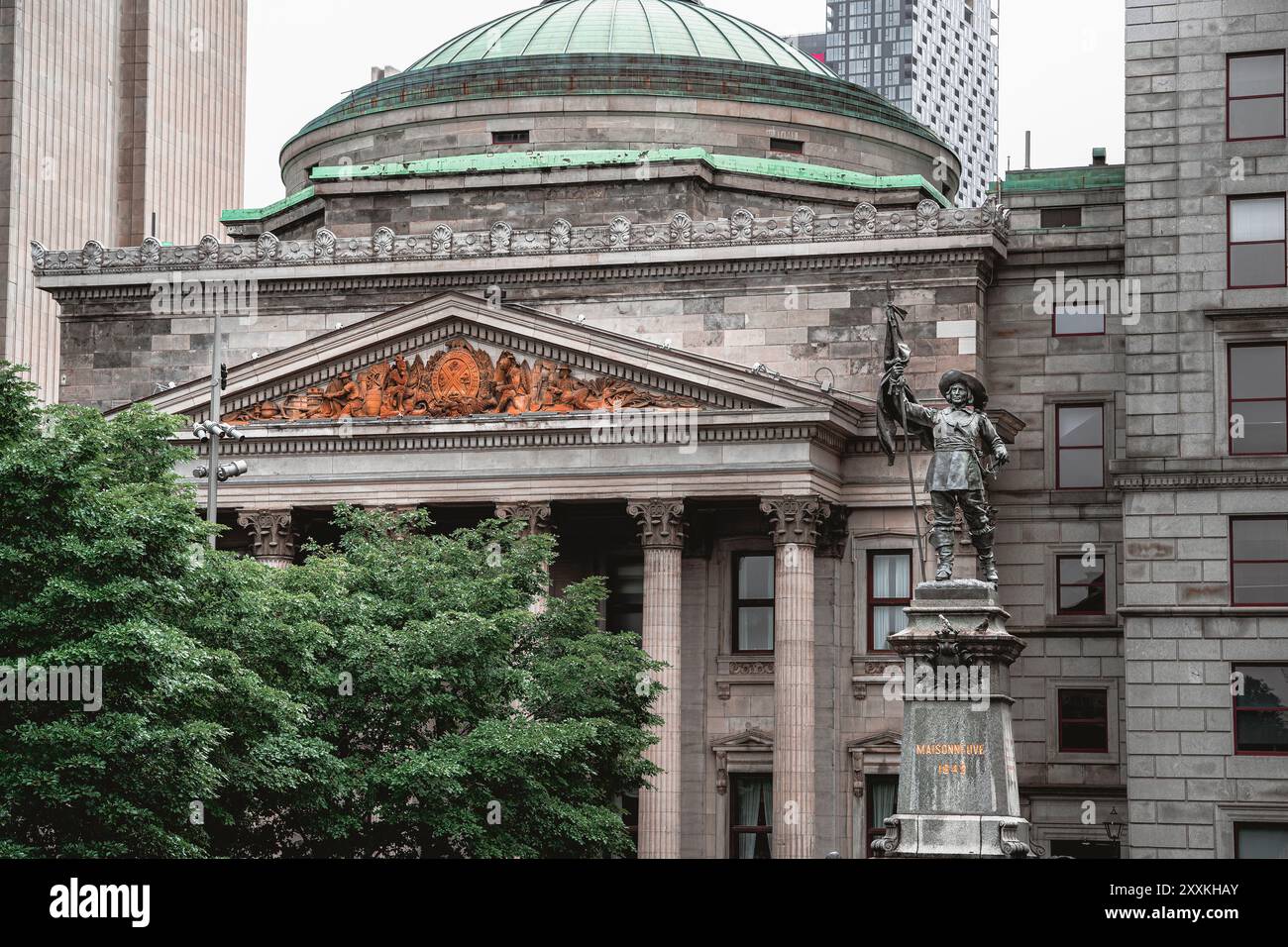 Old Montreal Landmarks, Quebec, Canada Stock Photo - Alamy