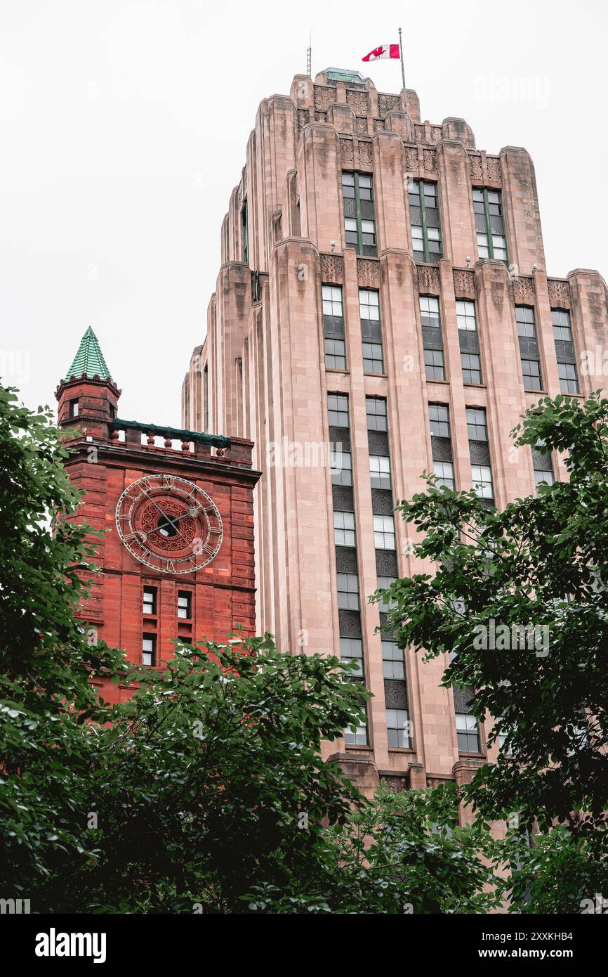 Old Montreal Landmarks, Quebec, Canada Stock Photo - Alamy