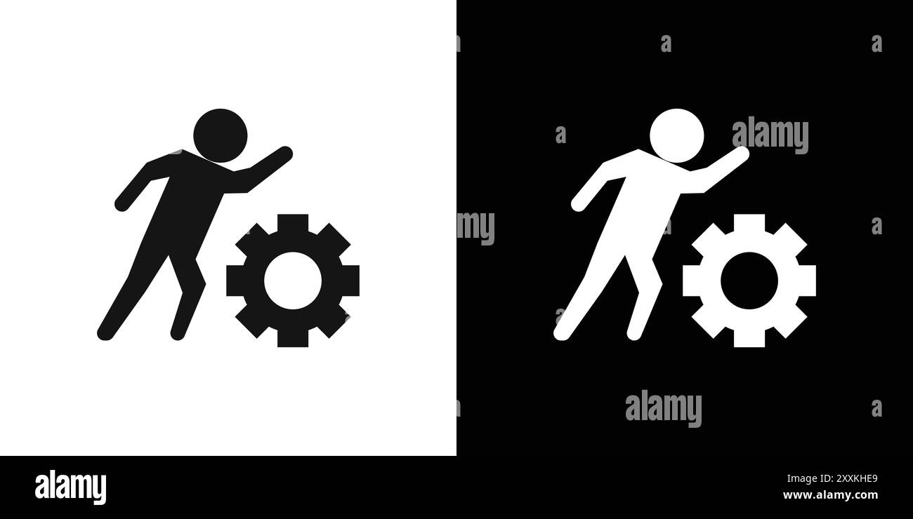 Sprint icon logo sign vector outline in black and white color Stock ...