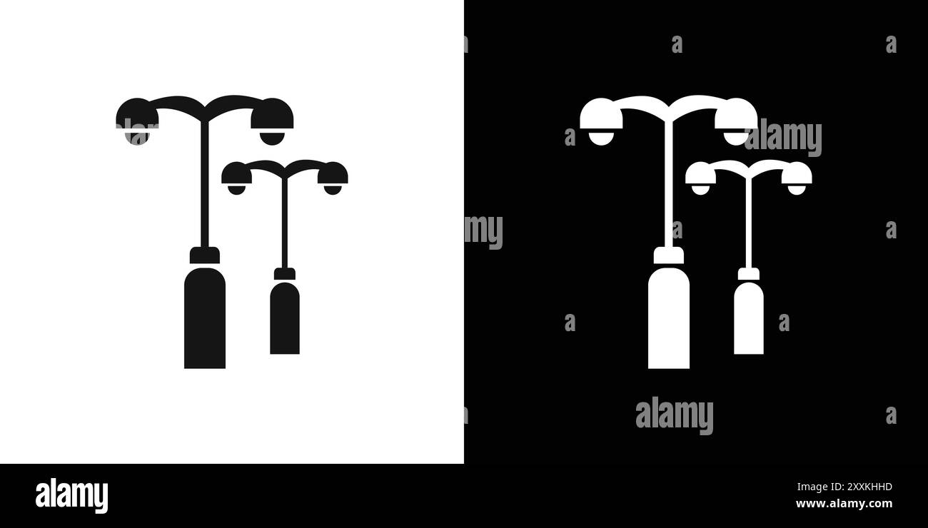 Street lighting in old Stock Vector Images - Alamy
