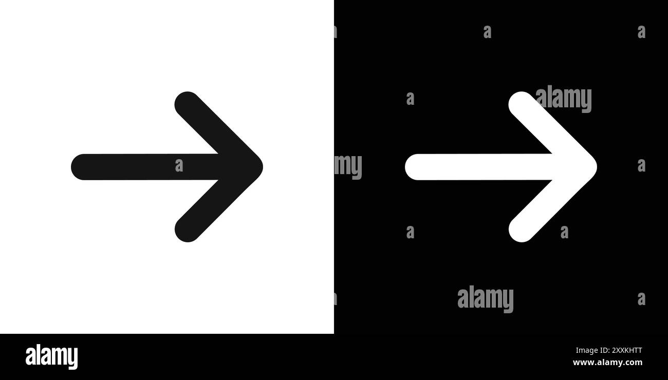 Undo arrow sign icon logo sign vector outline in black and white color ...