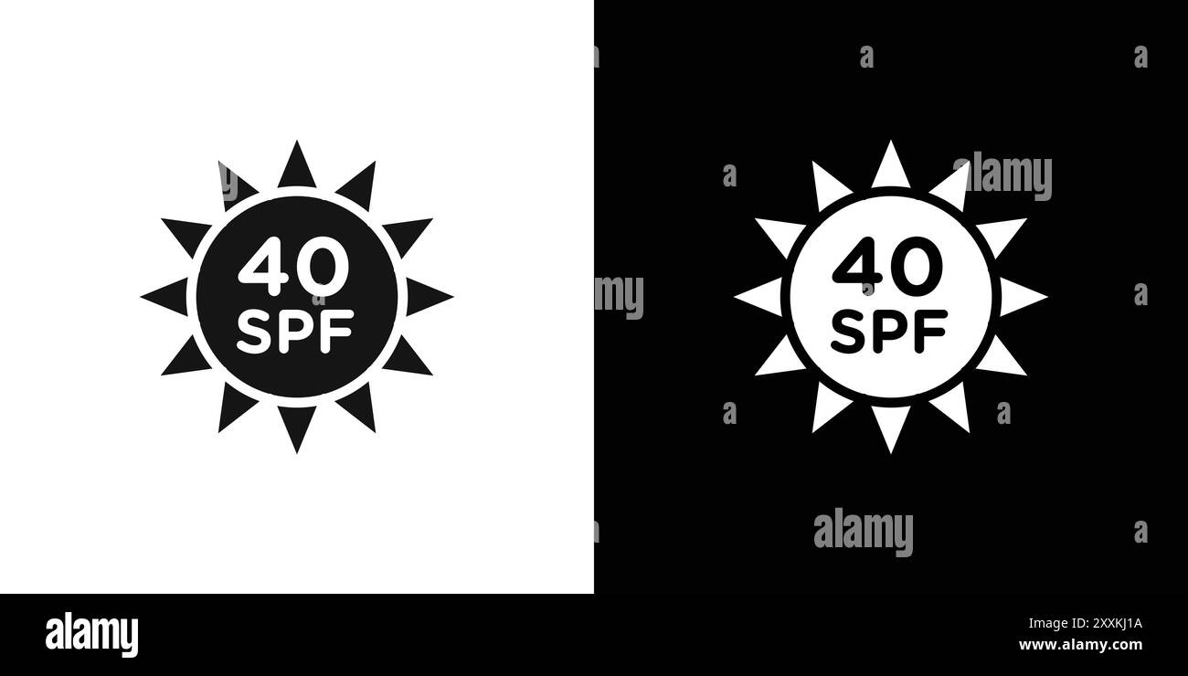 Sun protection factor icon hi-res stock photography and images - Alamy