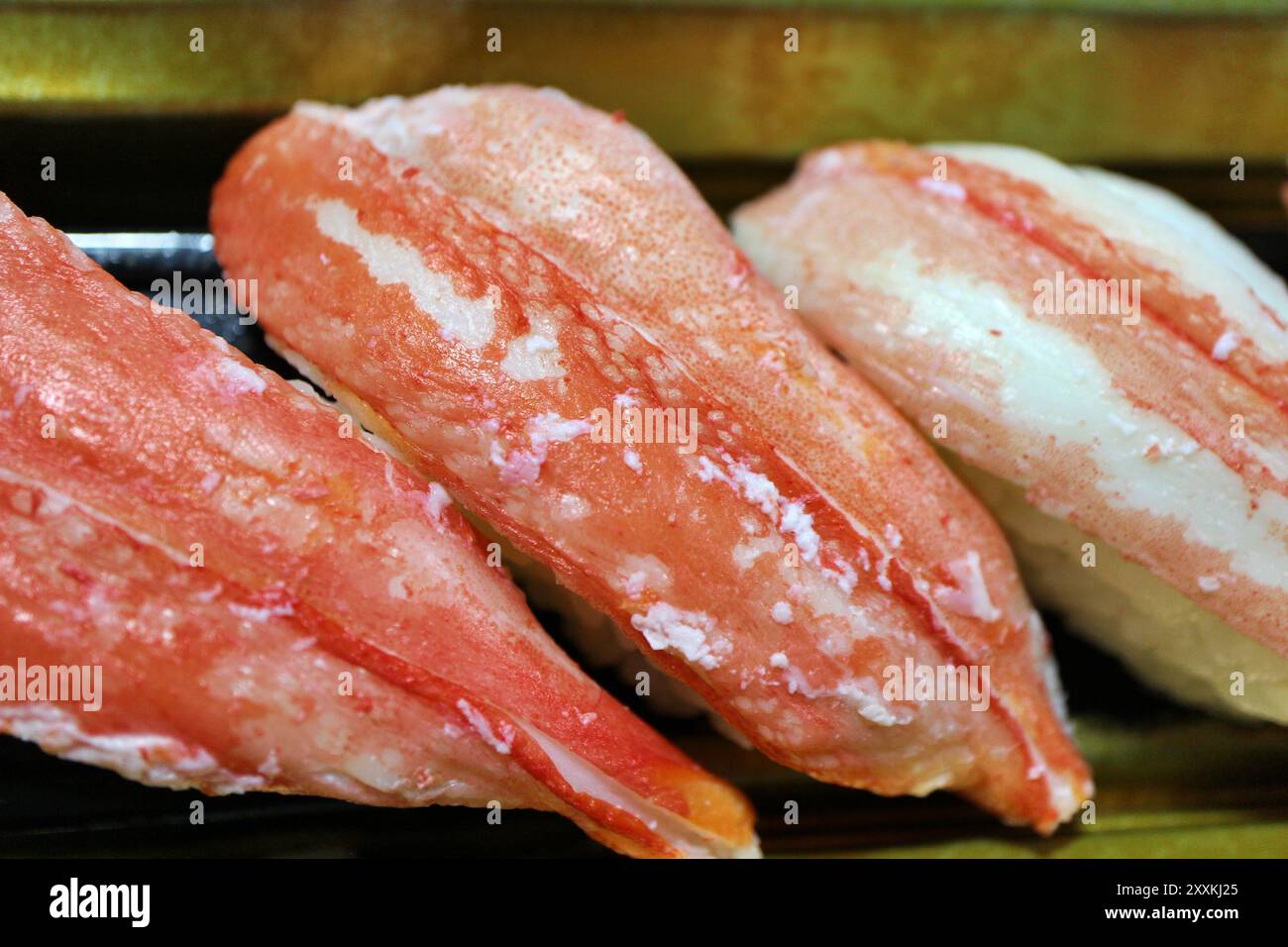 Snow crab sushi purchased at a supermarket in Tokyo, Japan Stock Photo ...