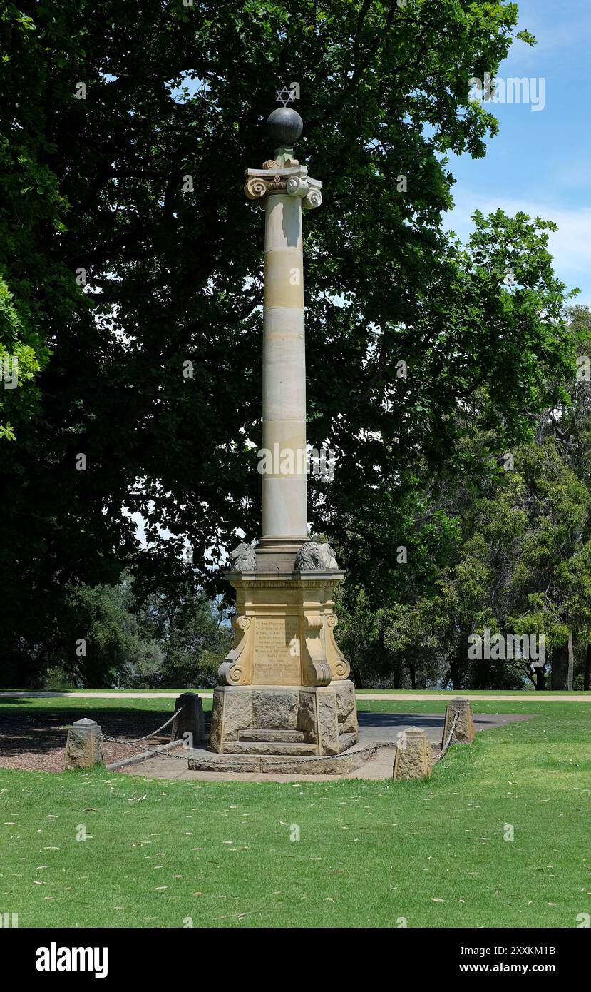Jewish war memorial in Kings Park and Botanic Garden Perth, Western ...