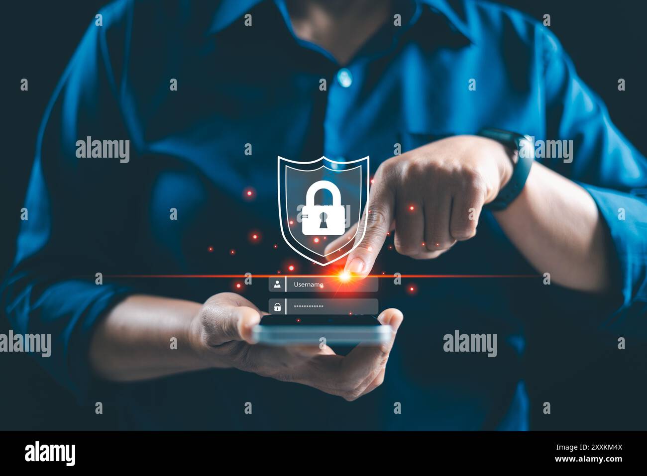 Cybersecurity awareness icon hi-res stock photography and images - Alamy