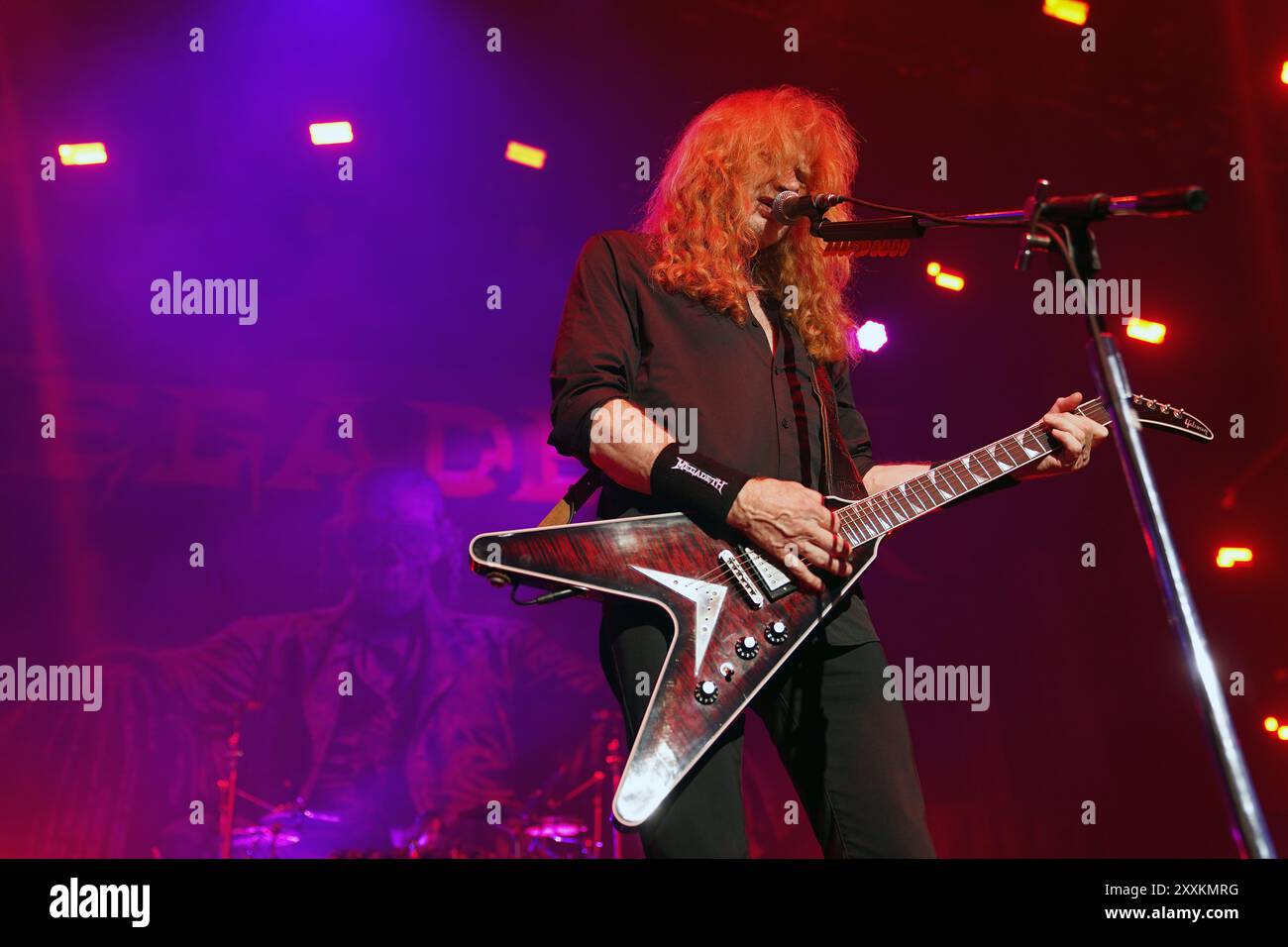 Irving, United States. 20th Aug, 2024. Dave Mustaine, guitarist and ...