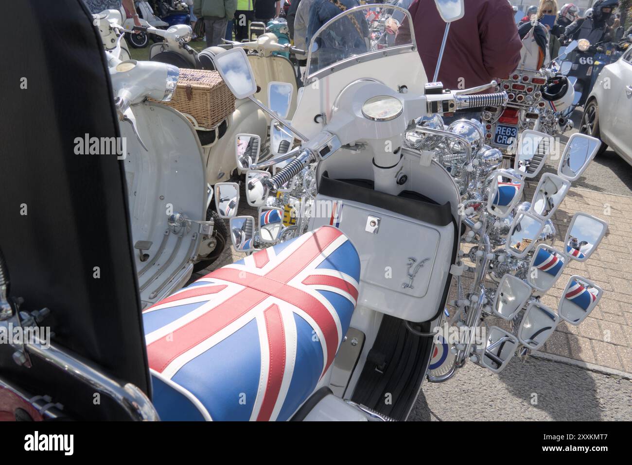 Isle of Wight, United kingdom Scooter Rally 2024 Stock Photo - Alamy