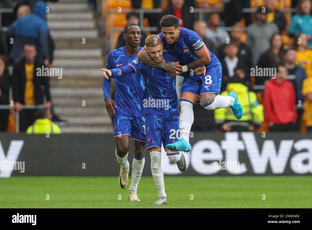 Cole Palmer of Chelsea celebrates his goal to make it 1-2 during the ...