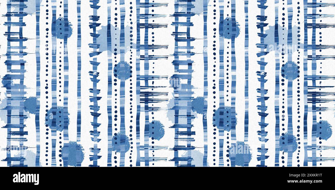 Modern blue white irregular beach stripe border for summer doodle ...