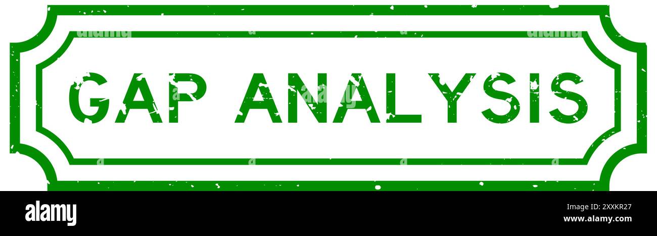 Grunge green gap analysis word rubber seal stamp on white background Stock Vector Image & Art ...