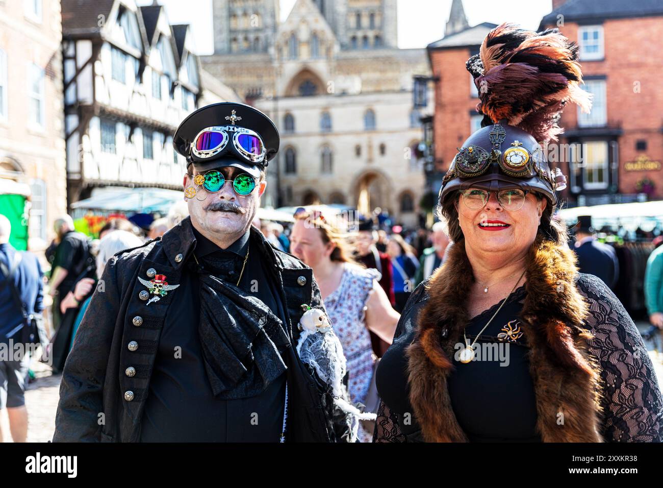 25th August 2024 Steampunk festival at Lincoln city. Steampunk ...