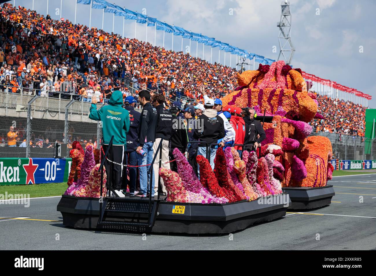 Drivers parade during the Formula 1 Heineken Dutch Grand Prix 2024 ...