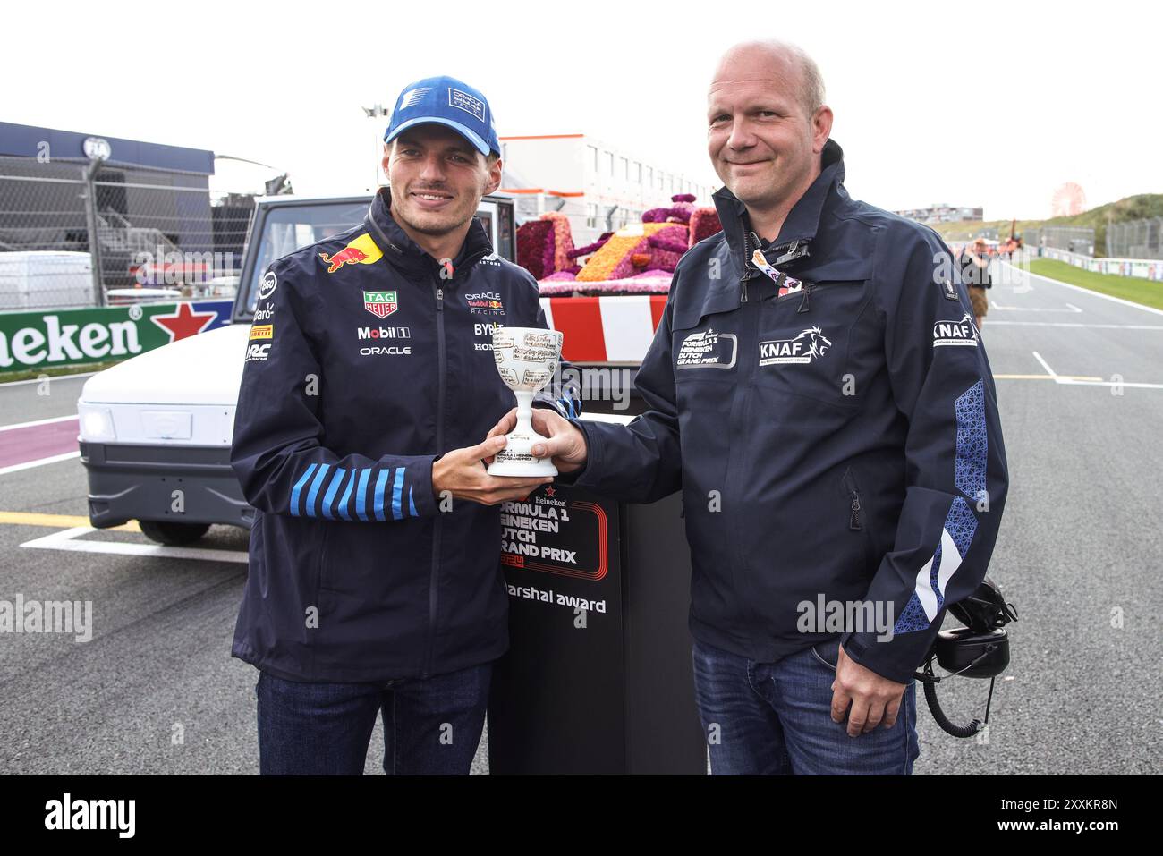 VERSTAPPEN Max (ned), Red Bull Racing RB20, portrait marshall award ...