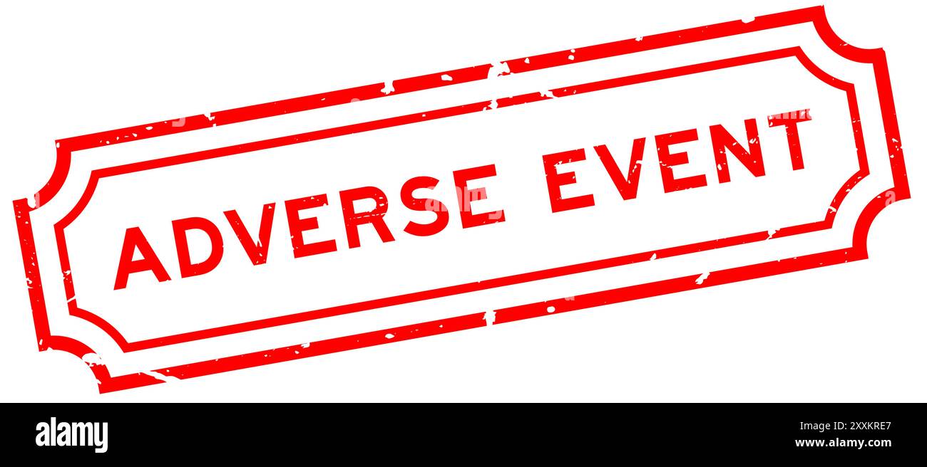 Grunge red adverse event word rubber seal stamp on white background Stock Vector Image & Art - Alamy