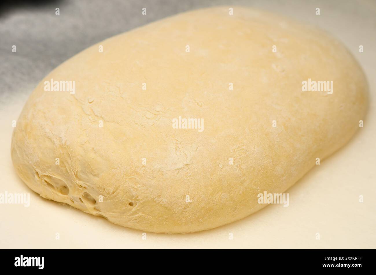 Ball of raw dough isolated on white background Stock Photo - Alamy