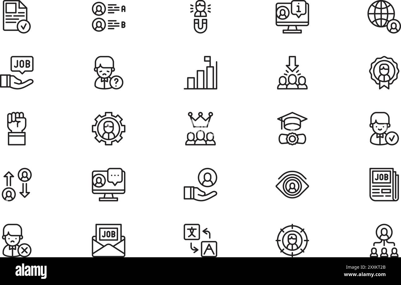 Recruitment vision Stock Vector Images - Alamy