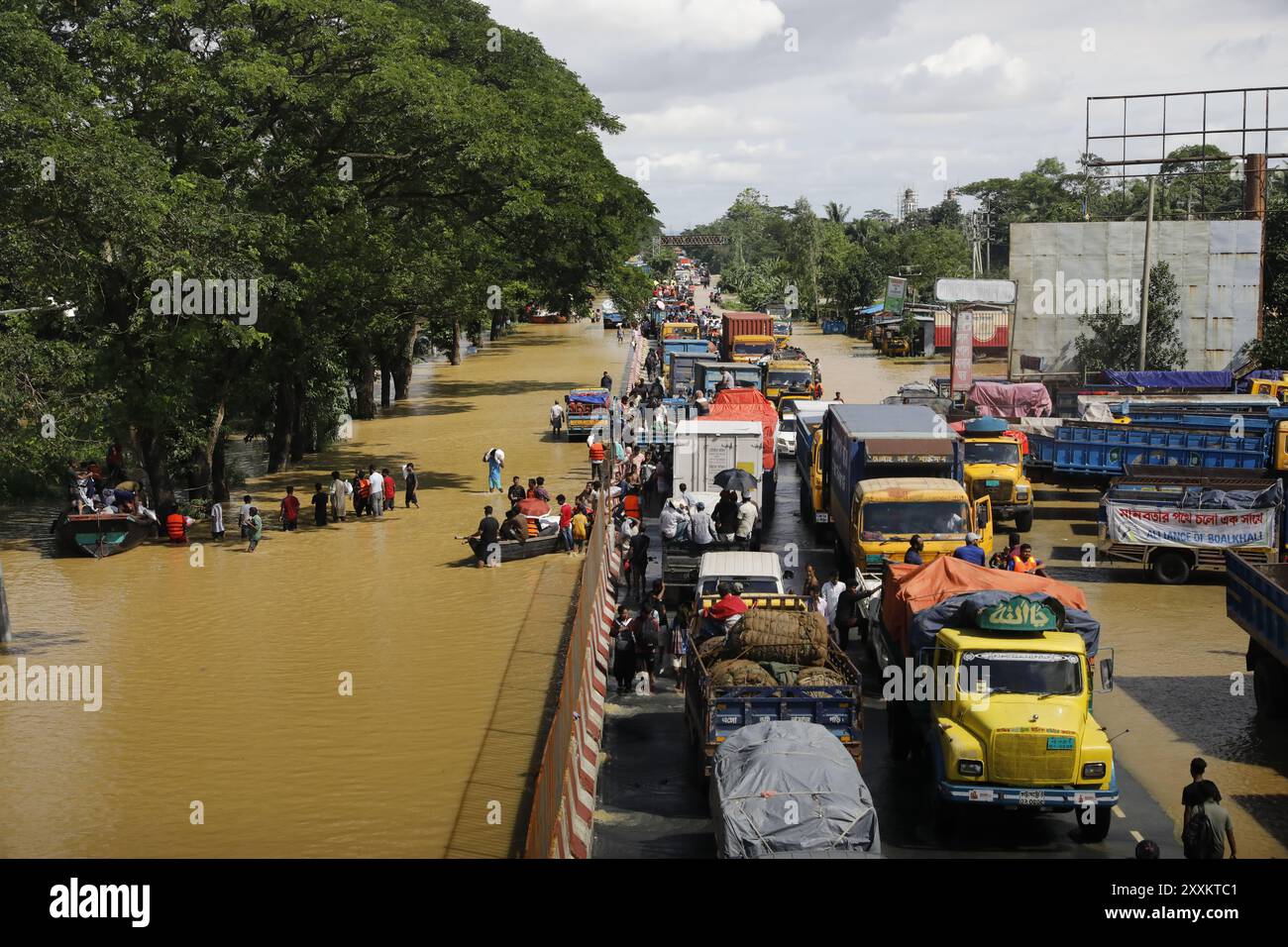 Feni flood 2024 hi-res stock photography and images - Alamy