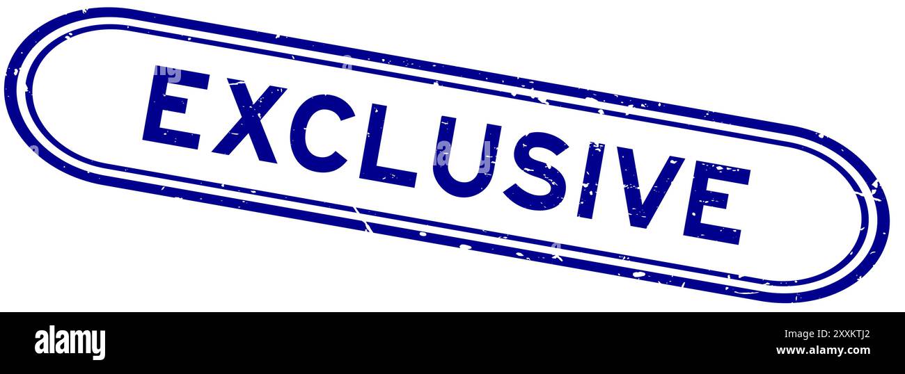Exclusive service blue grunge hi-res stock photography and images - Alamy