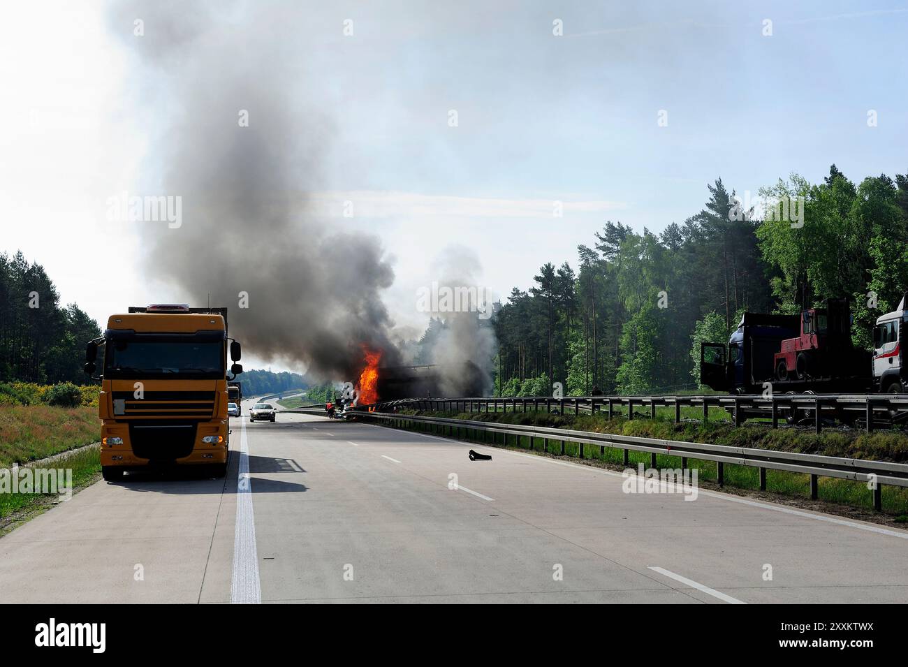Tanker in flames hi-res stock photography and images - Alamy