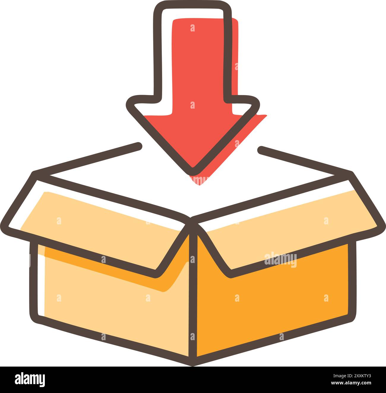 Receiving of goods Stock Vector Images - Alamy