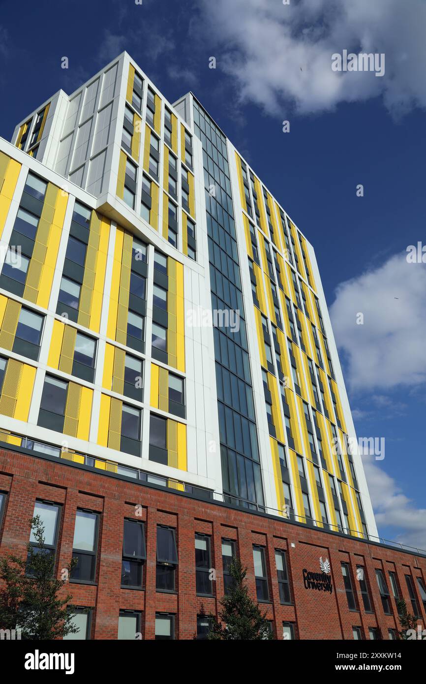 Bishop Gate accommodation for students in Coventry built in 2018 Stock ...