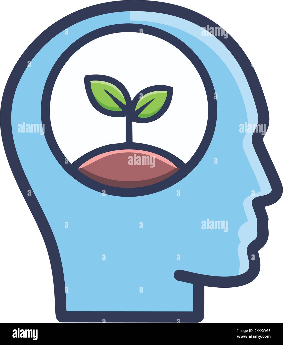 Concept of idea and creativity. An illustration representing innovation ...