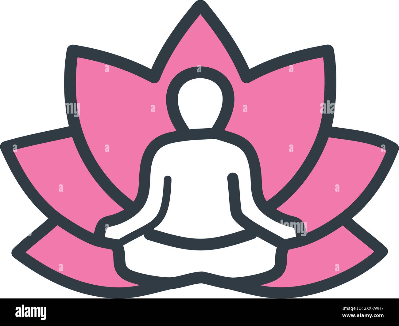 White flower peace Stock Vector Images - Alamy