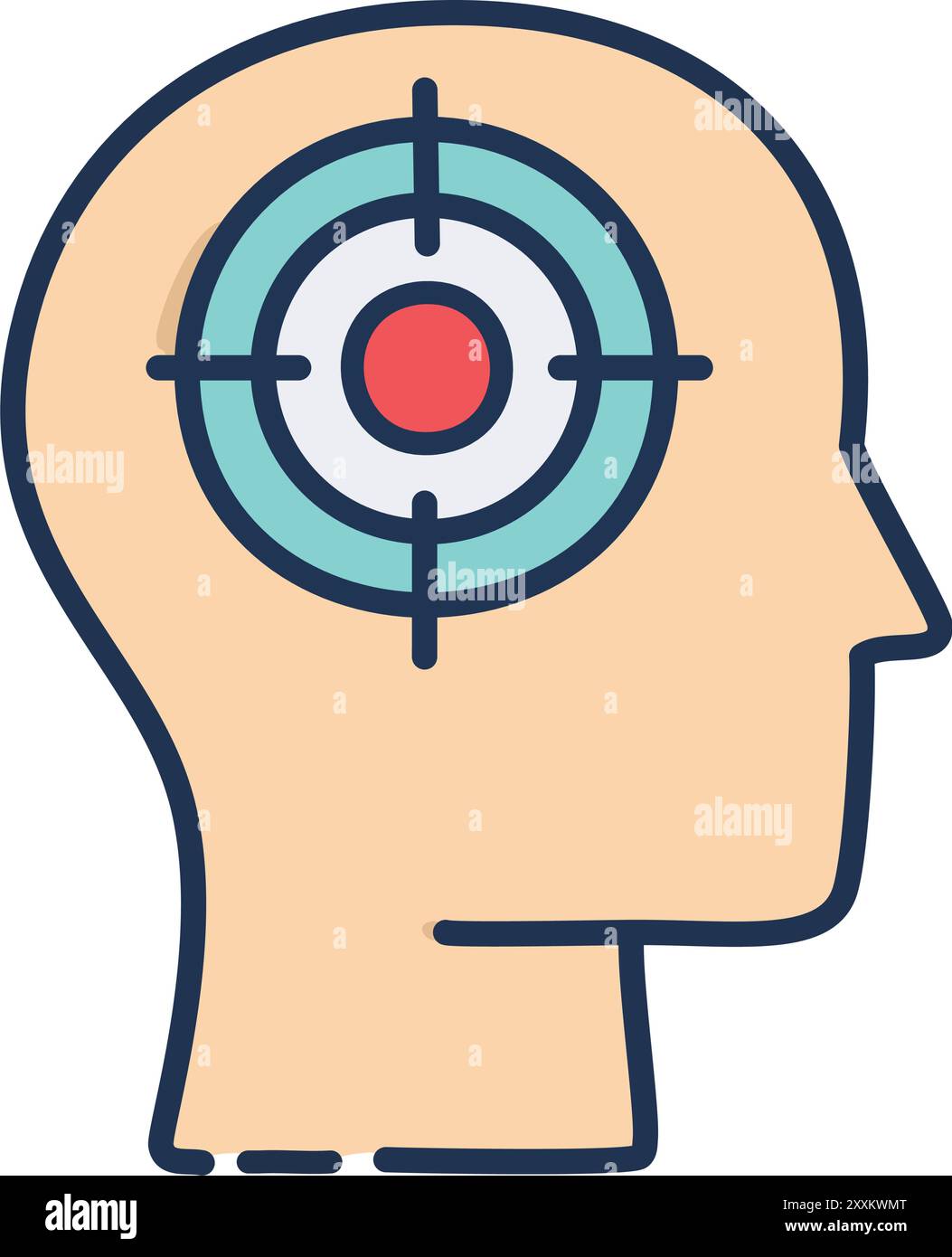 Mind concentration Stock Vector Images - Alamy
