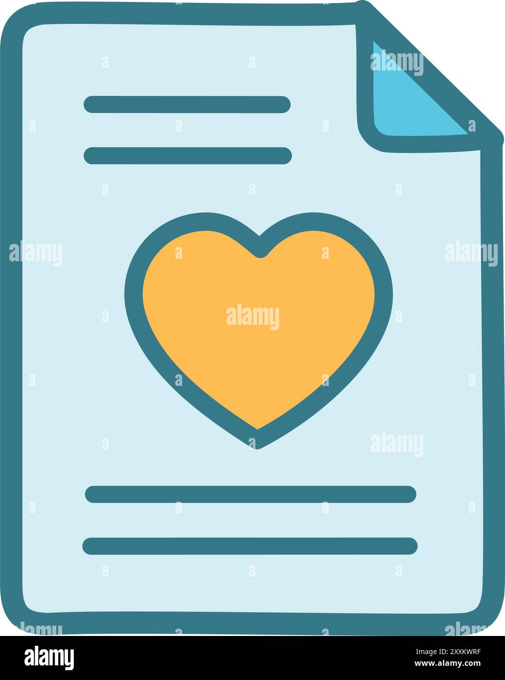 Love heart representing compassion Stock Vector Images - Alamy