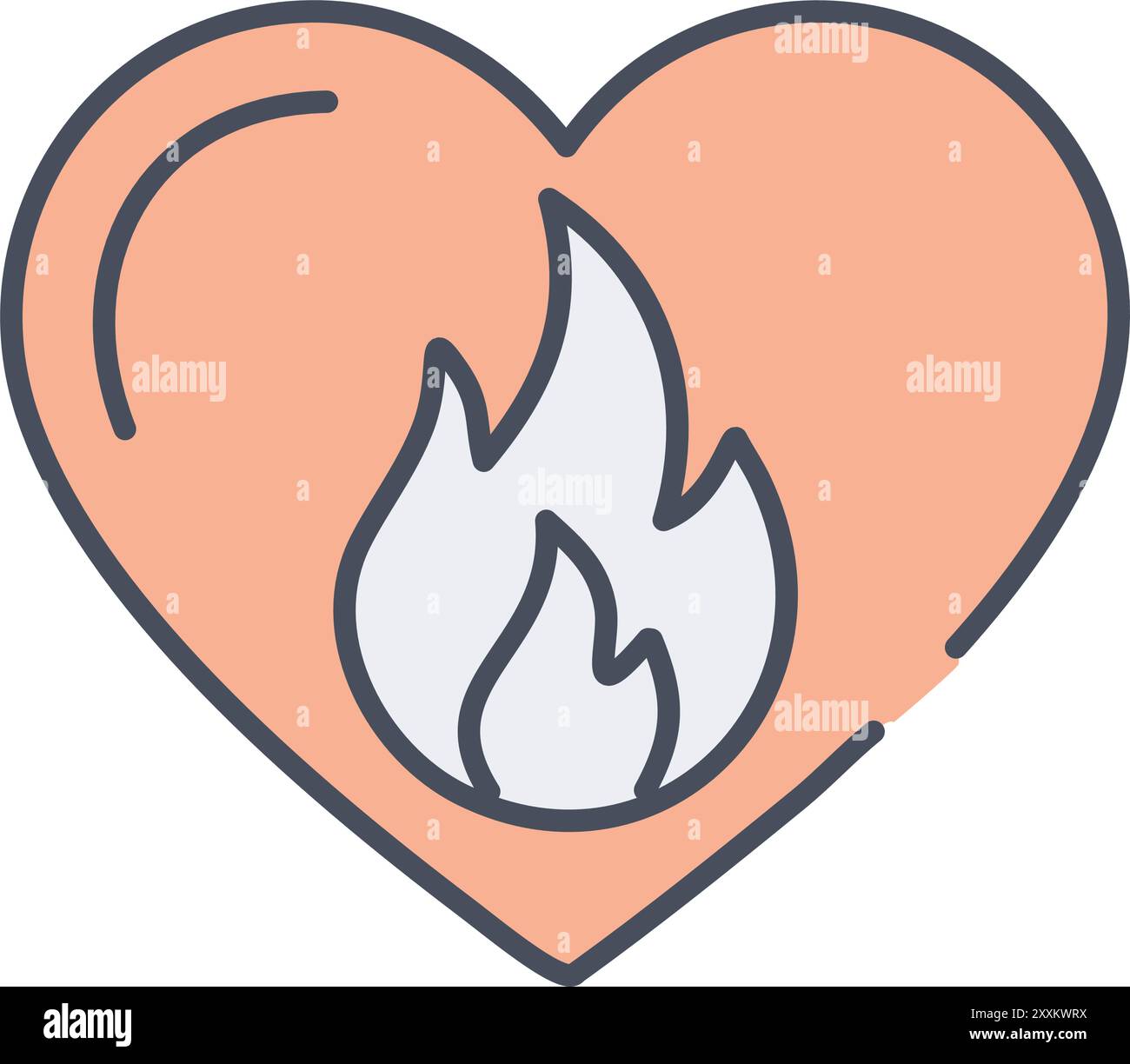 Pink flame clipart Stock Vector Images - Alamy