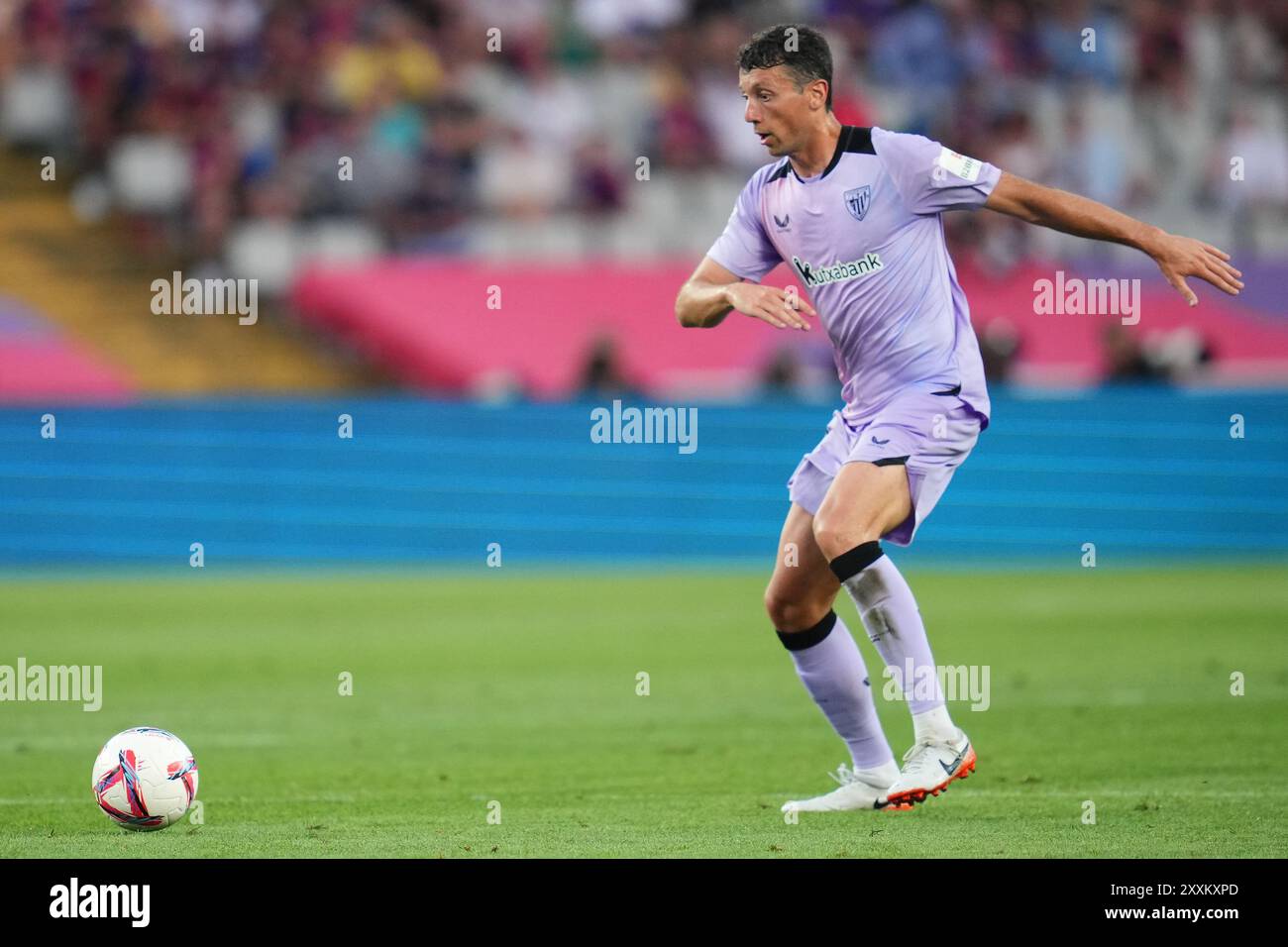 Barcelona, Spain. 24th Aug, 2024. Mikel Vesga of Athletic Club during ...
