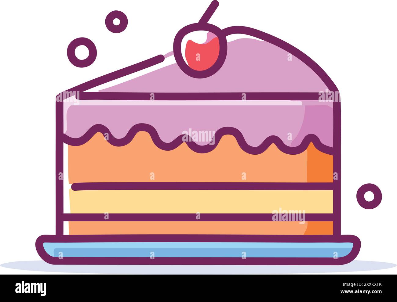 Delightful bakery indulgence Stock Vector Images - Alamy