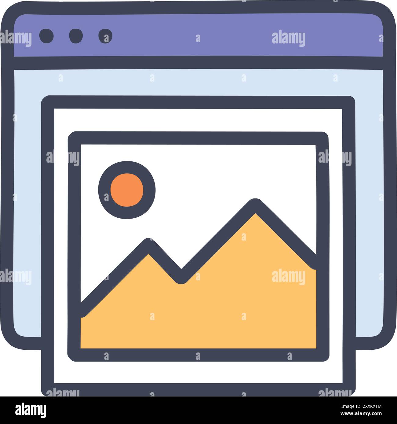 Viewing platform information Stock Vector Images - Alamy