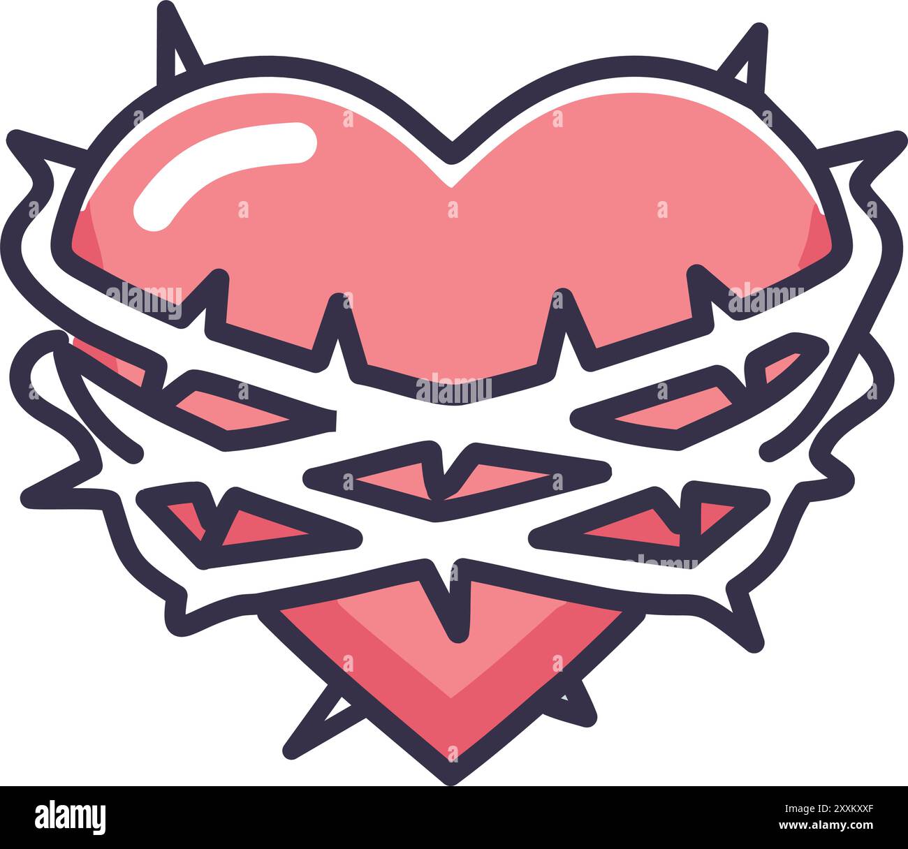 Strong thorns Stock Vector Images - Alamy