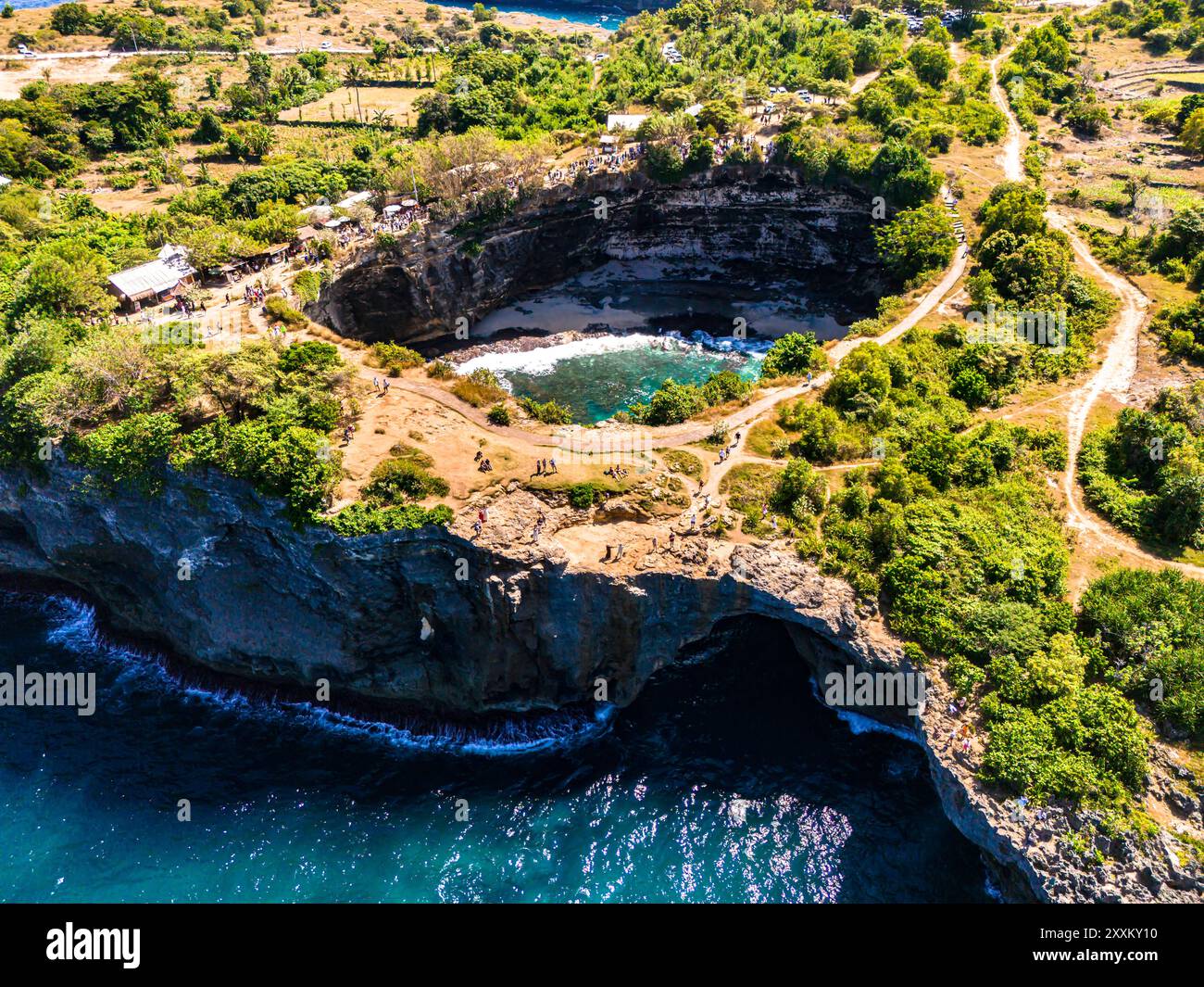 Broken beach on penida island hi-res stock photography and images - Alamy