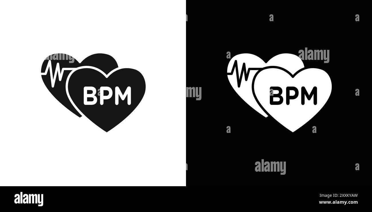 Pulse bpm Black and White Stock Photos & Images - Alamy