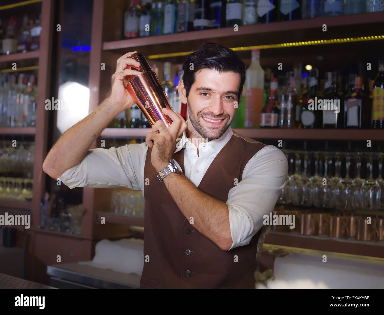 Customer at bar hi-res stock photography and images - Alamy