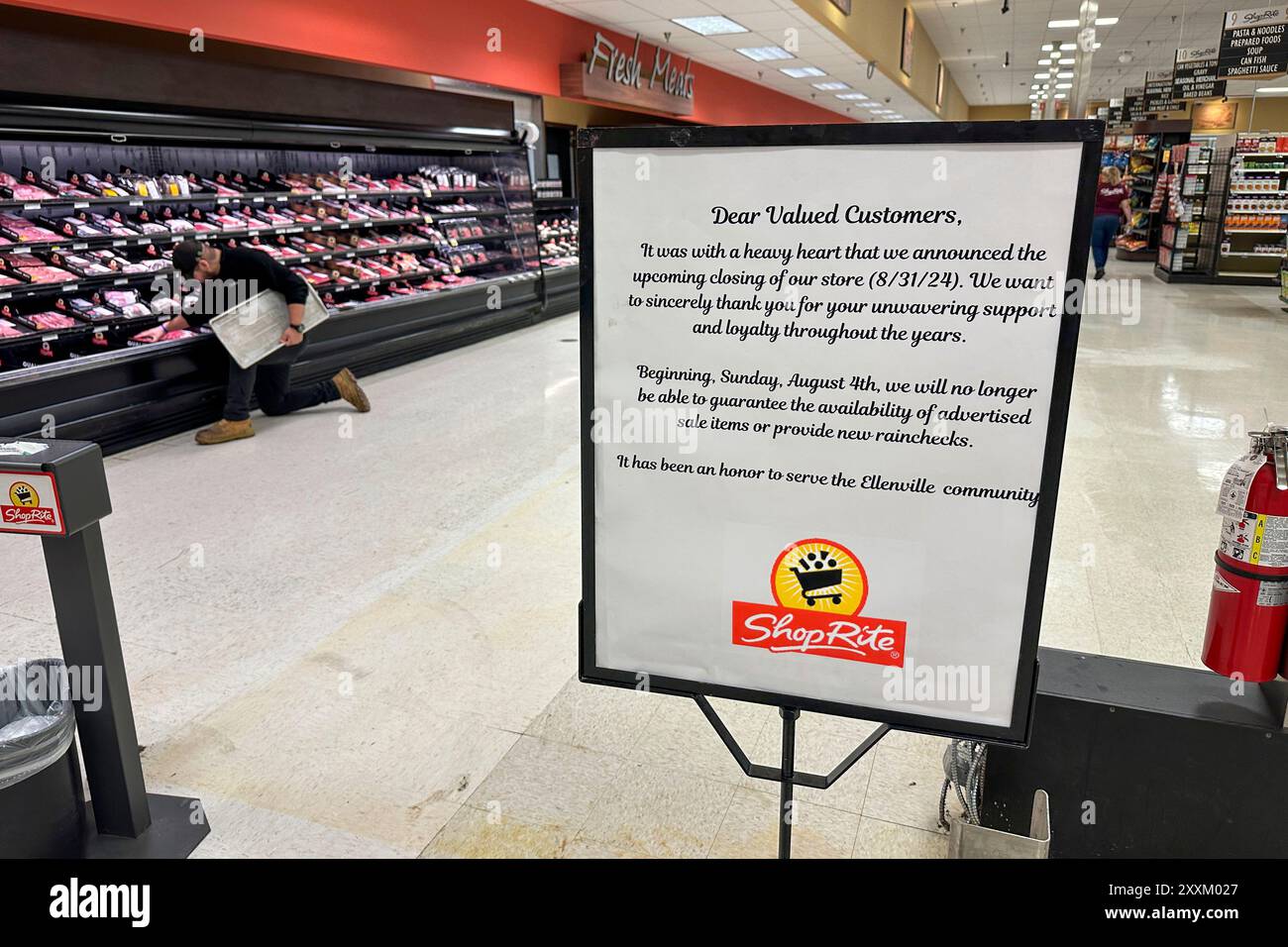 A closing ShopRite grocery store is in Ellenville, New York, on ...