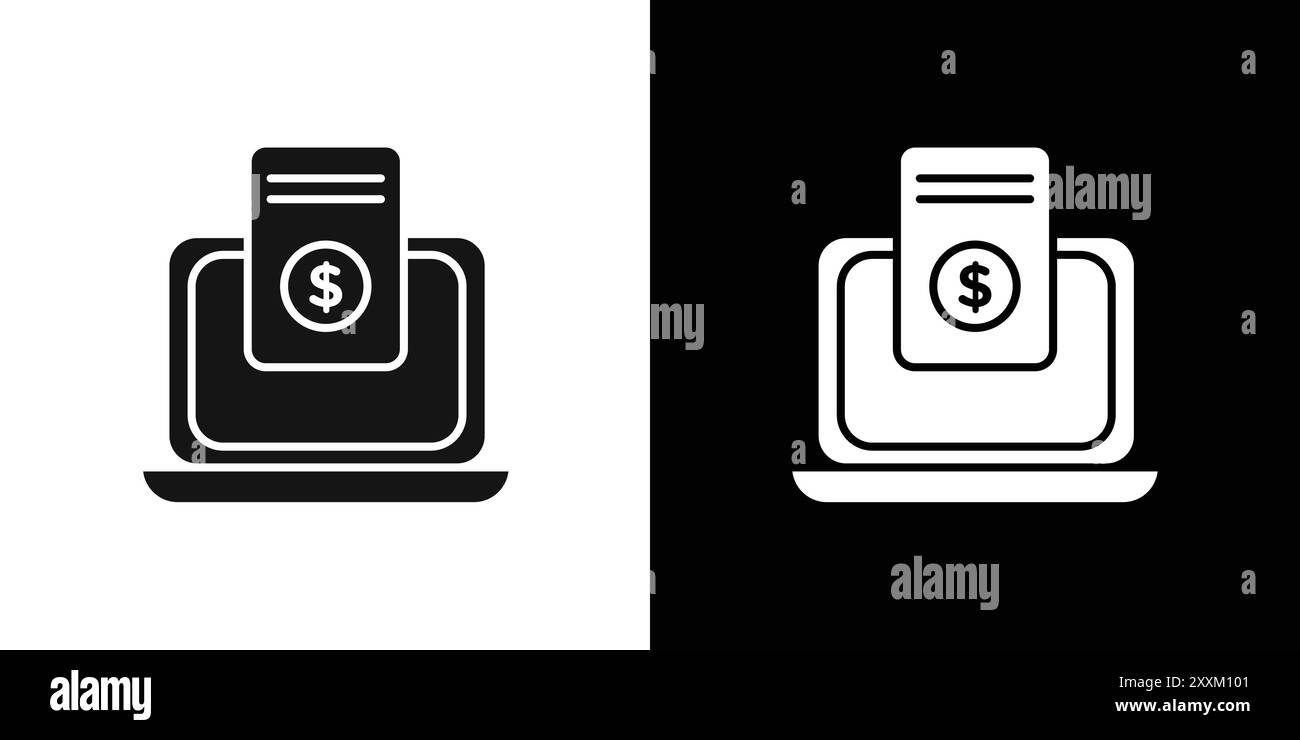 Subscription Model icon Vector symbol or sign set collection in black ...
