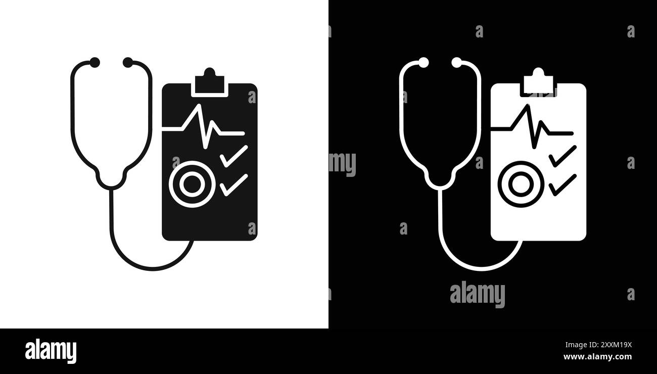 Regular health checkups icon Vector symbol or sign set collection in ... Regular health checkups icon Vector symbol or sign set collection in ...