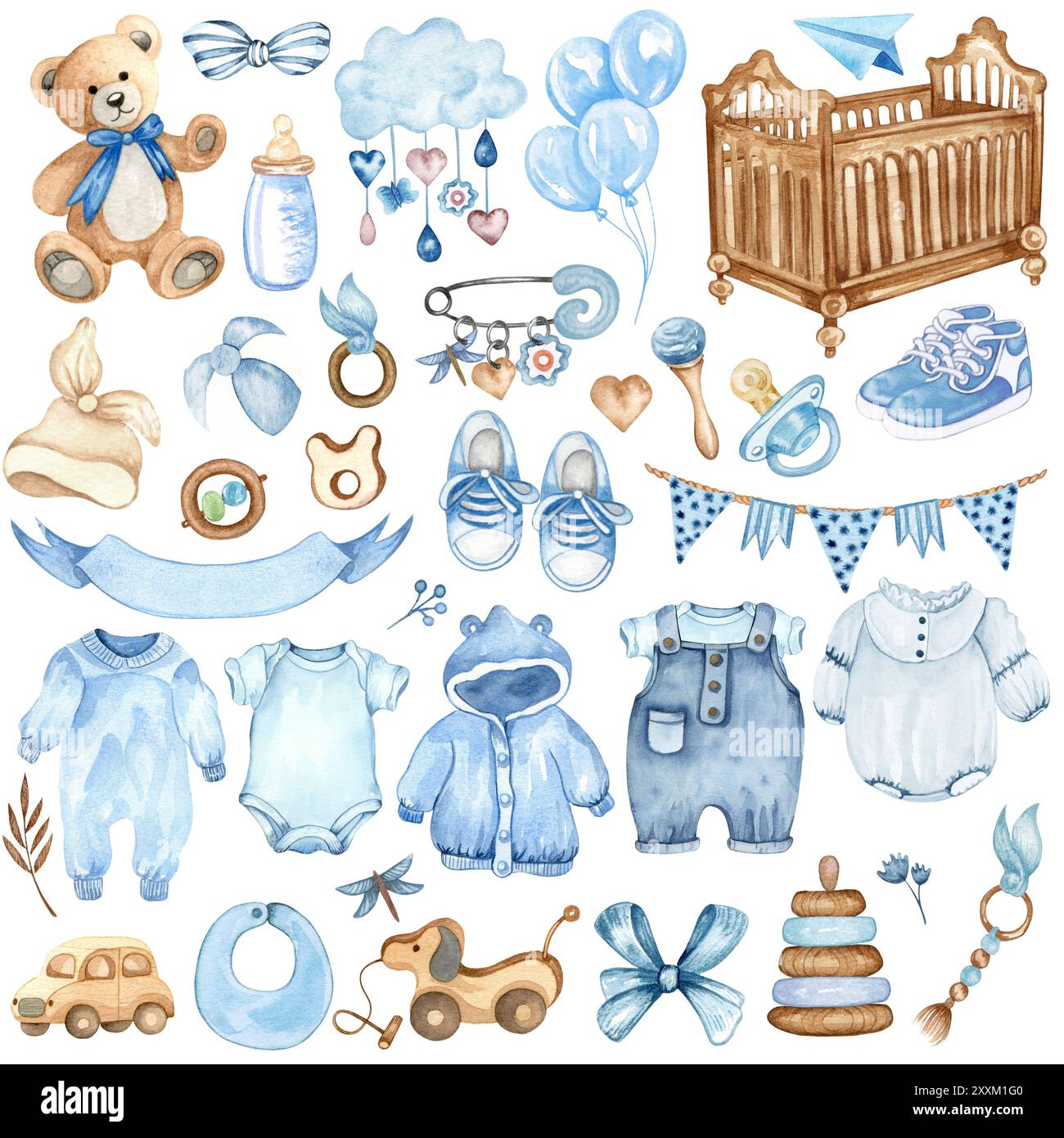 Baby Boy Animal Clip Art