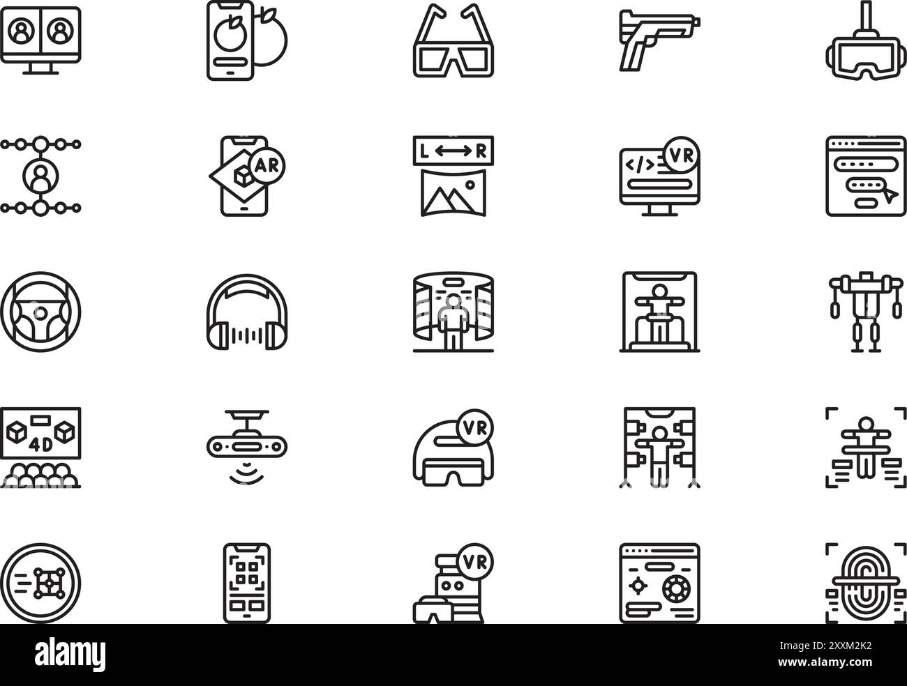 4d cinema Stock Vector Images - Alamy