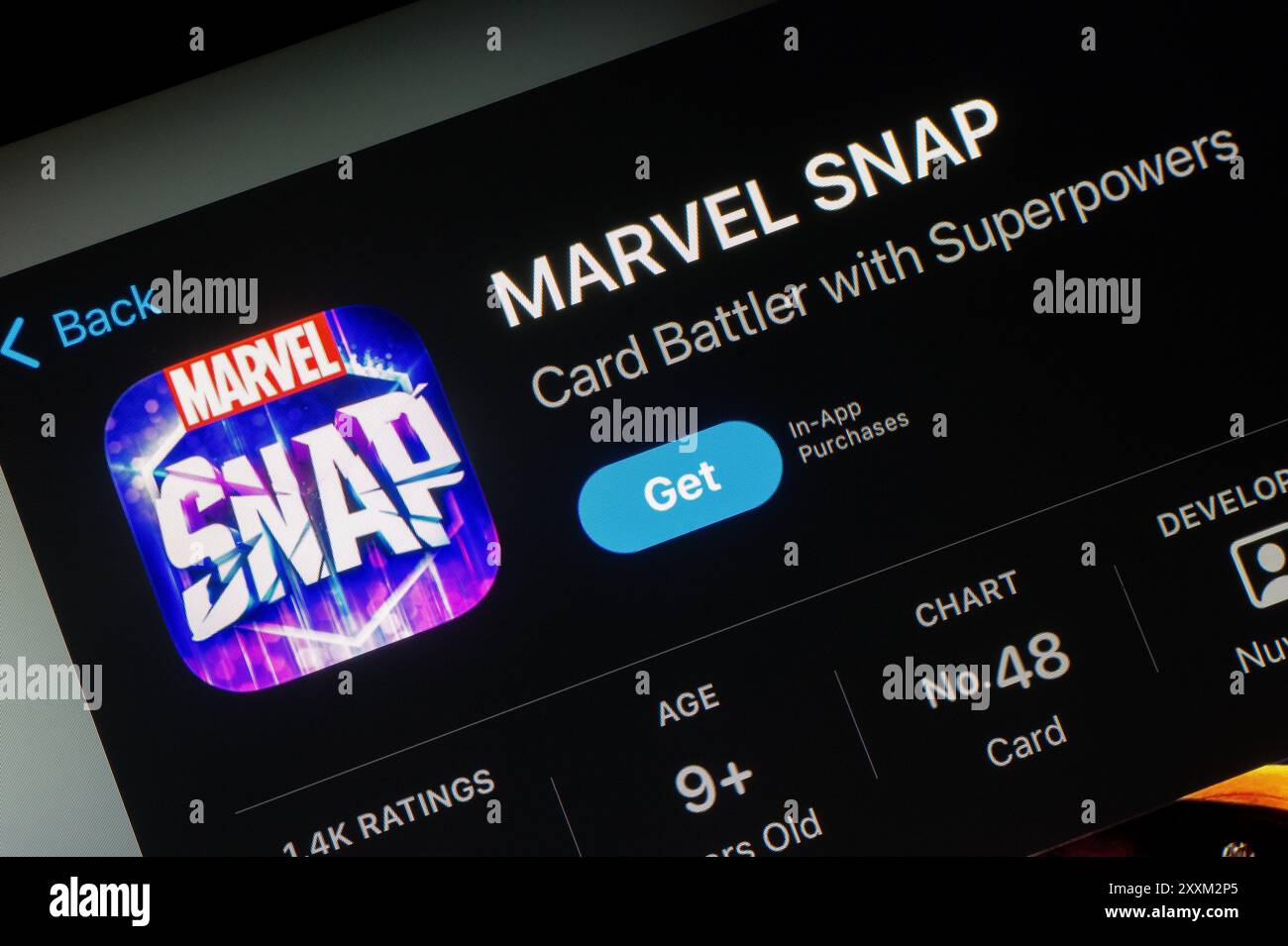 Marvel snap hi-res stock photography and images - Alamy