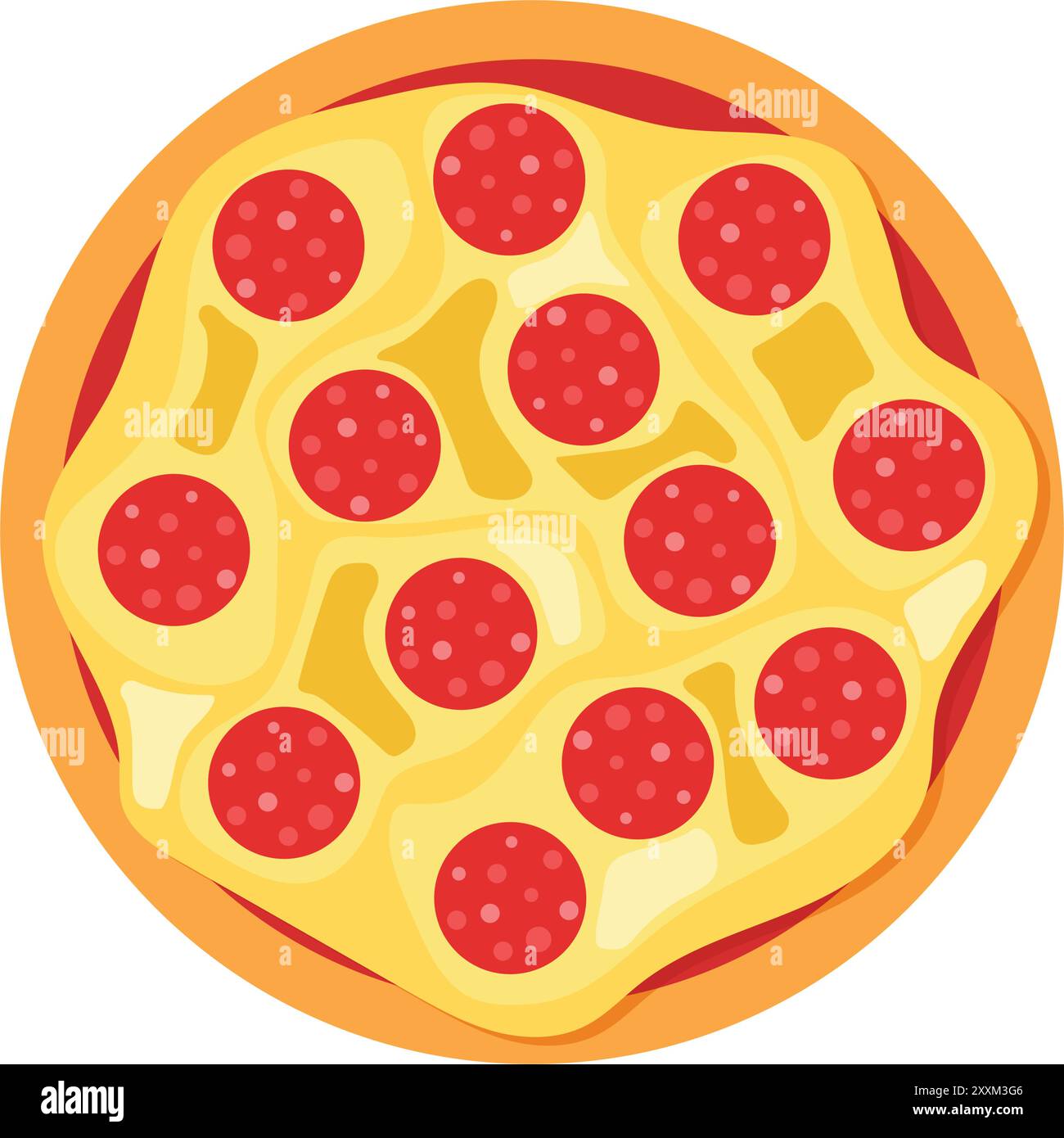 Italian pizza icon in Cut Out Stock Images & Pictures - Alamy