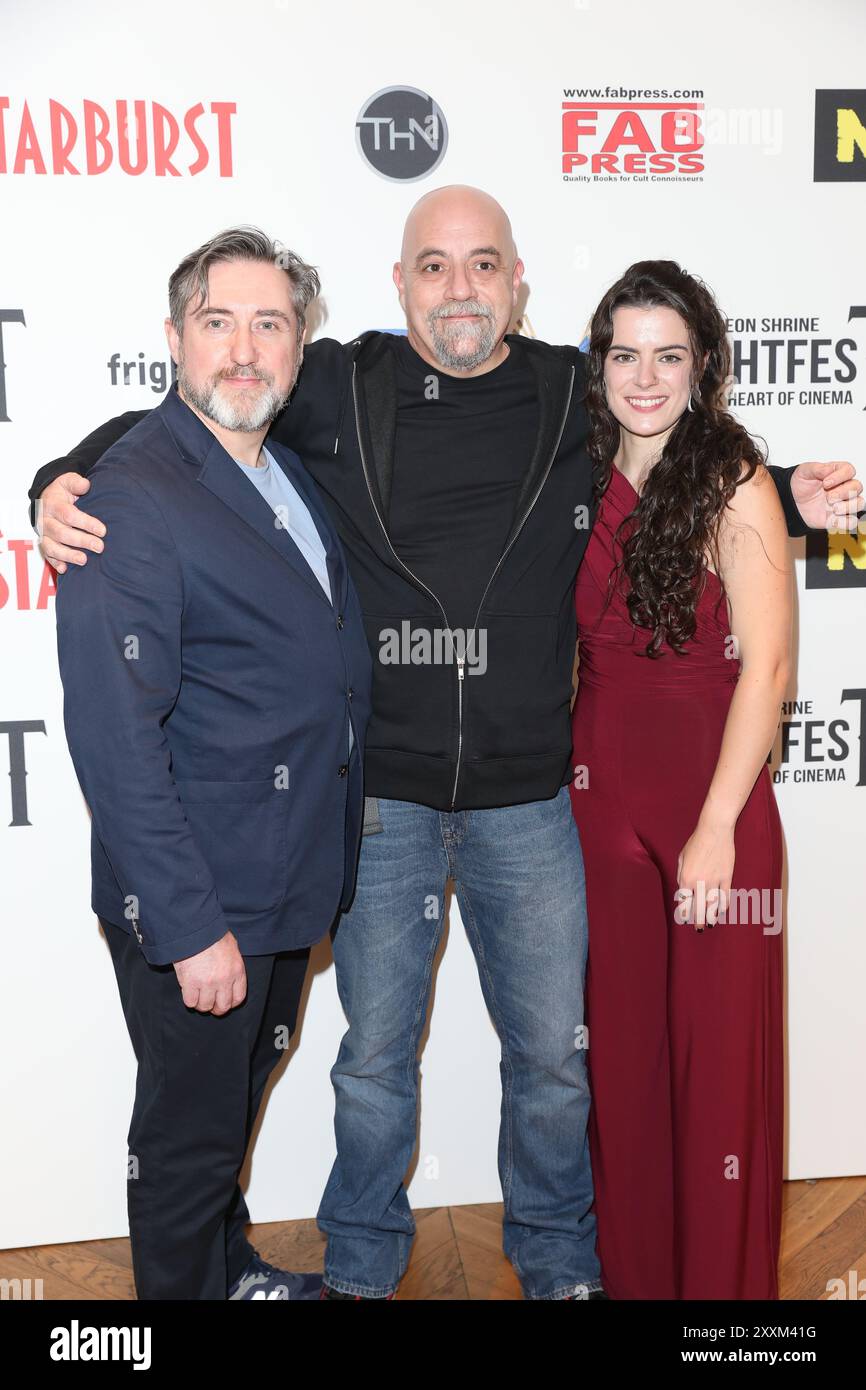 London, UK. 25th Aug, 2024. Johnny Vivash, Elle O'Hara and Hayden ...