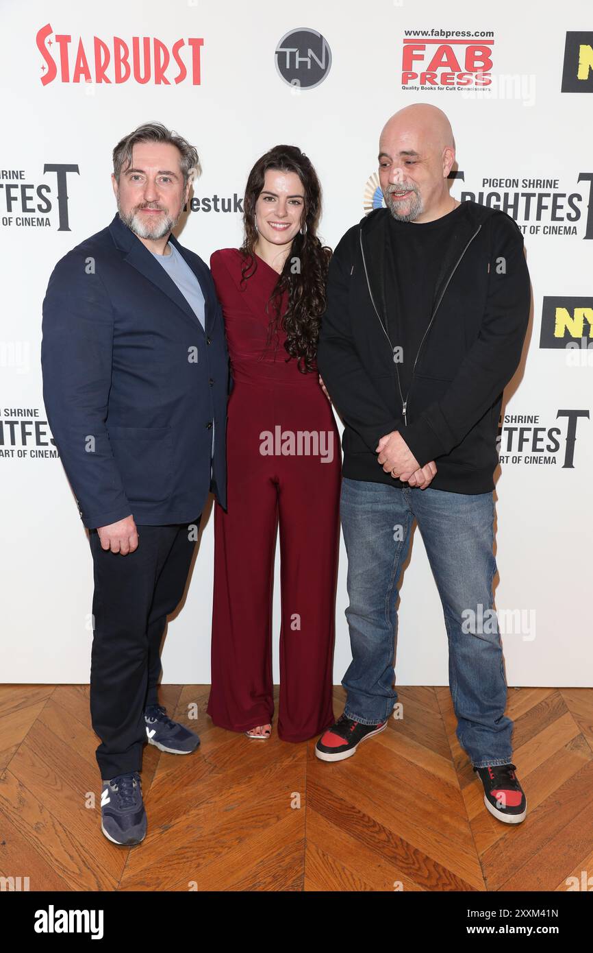 London, UK. 25th Aug, 2024. Johnny Vivash, Elle O'Hara and Hayden ...
