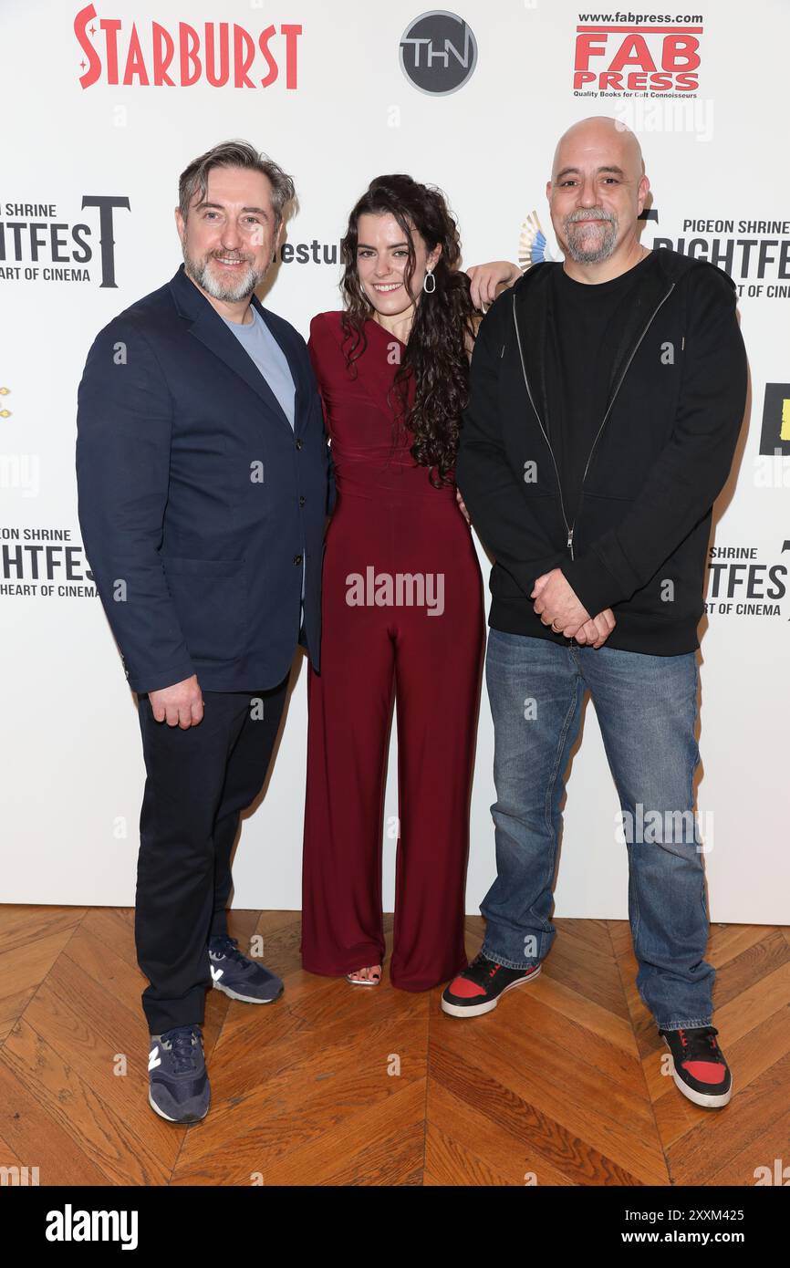 London, UK. 25th Aug, 2024. Johnny Vivash, Elle O'Hara and Hayden ...