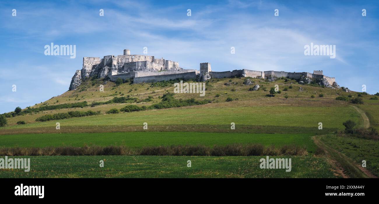 Ruins of Spiš Castle, one of the largest Gothic castles in Europe ...