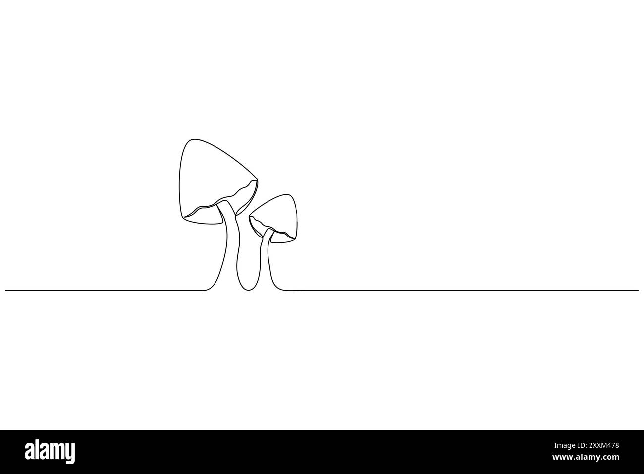 Continuous single line art and isolated outline vector hi-res stock ...