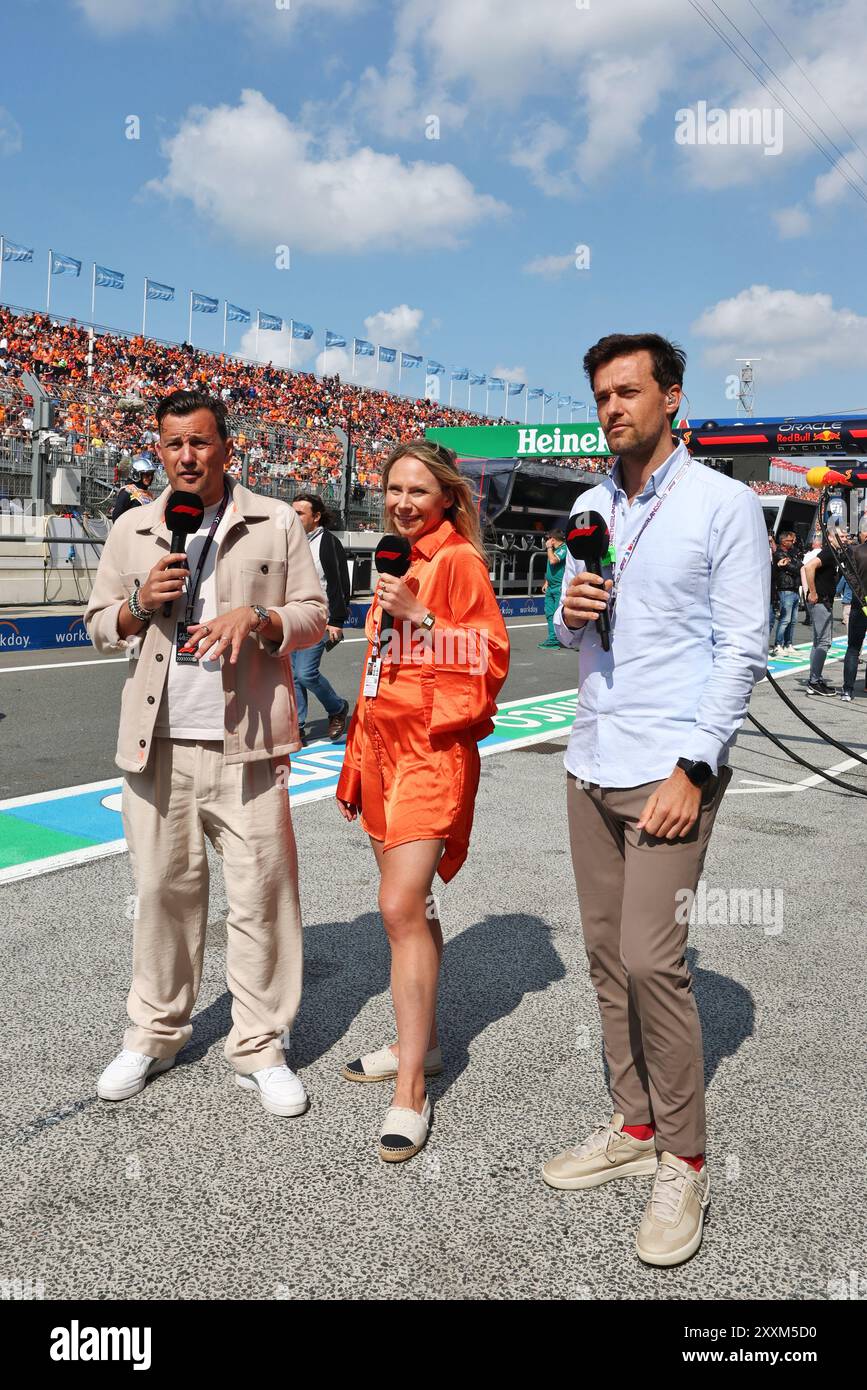 Zandvoort, Netherlands. 25th Aug, 2024. (L to R): Will Buxton (GBR) F1 ...